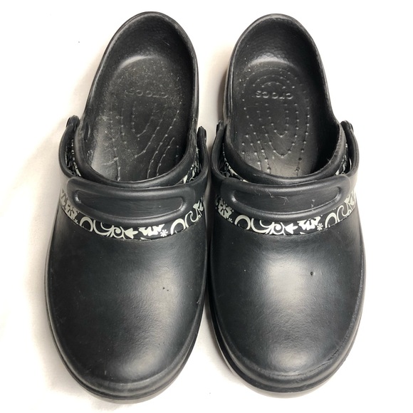 CROCS | Shoes | Crocs Mercy Work Black Clog Shoes | Poshmark